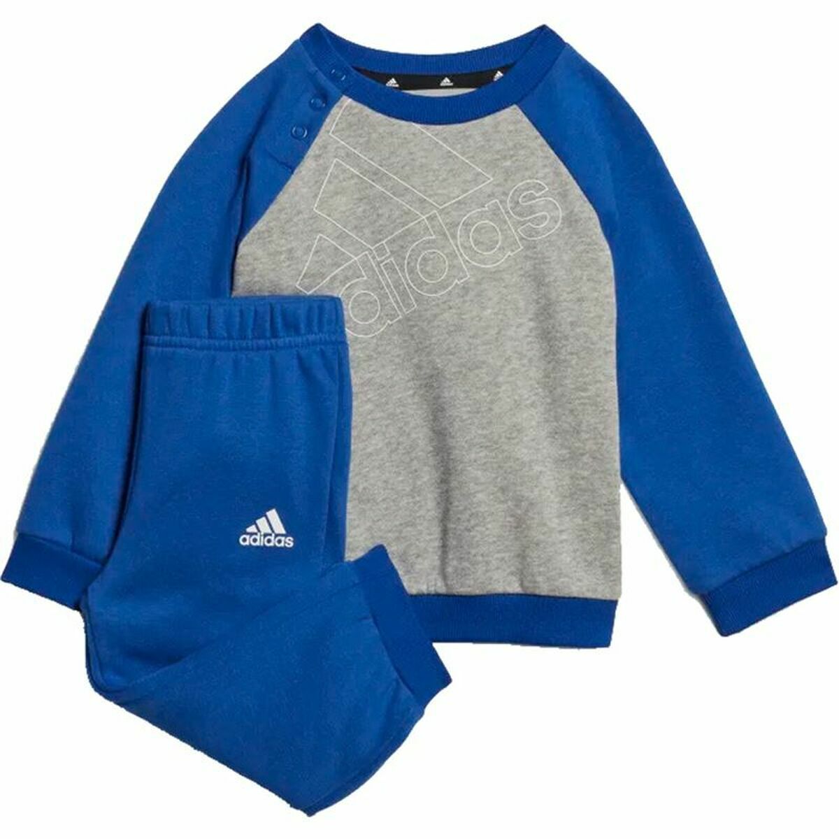 Sports Outfit for Baby Adidas Essentials Logo Grey 3-6 Months ...