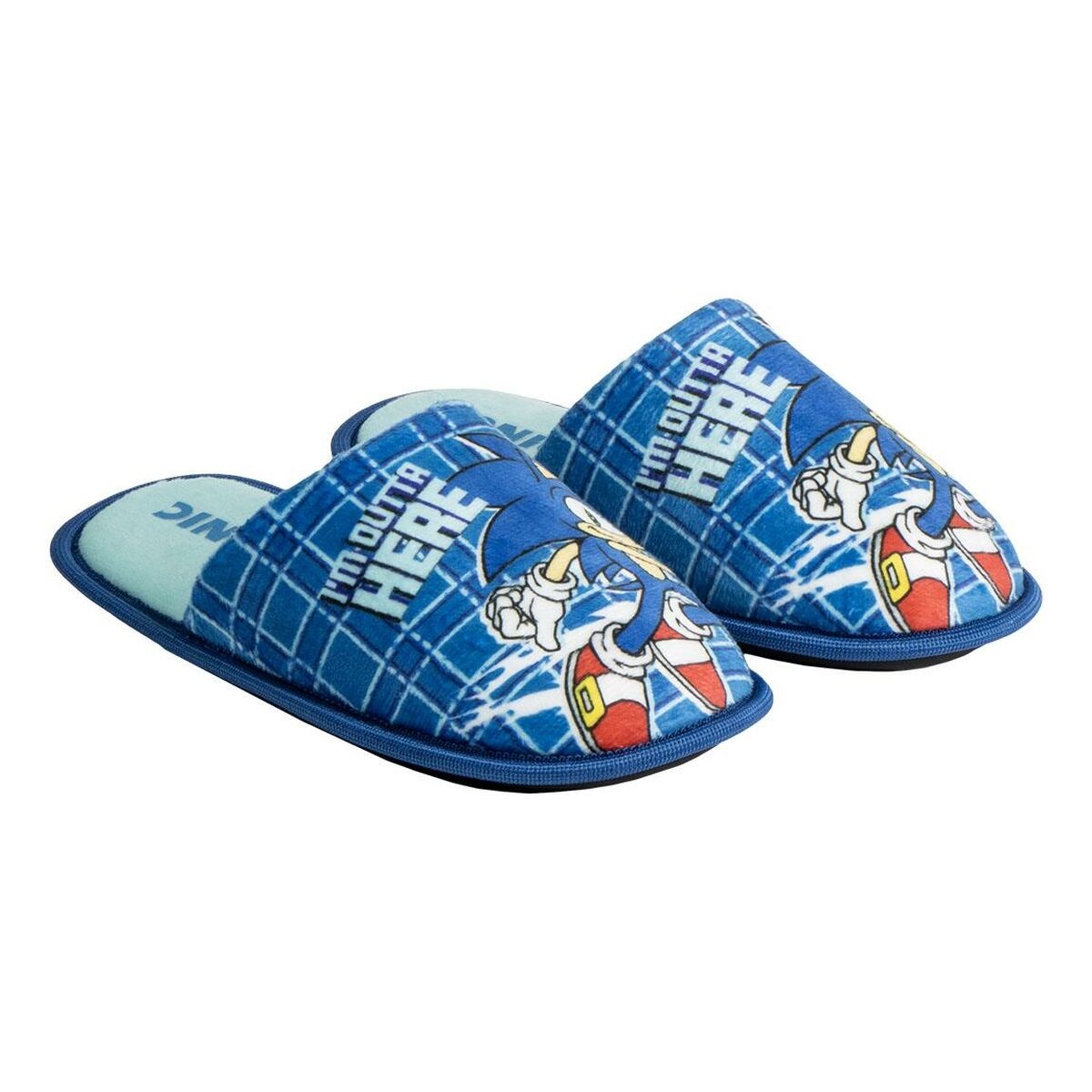 House Slippers Sonic Blue 30-31 - KidsChicLab.com